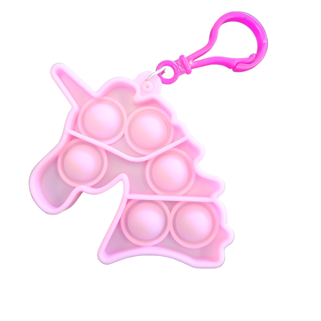 Mini Popper Unicorn w/colored keychain – Gifts of Joy – The Fidget Experts