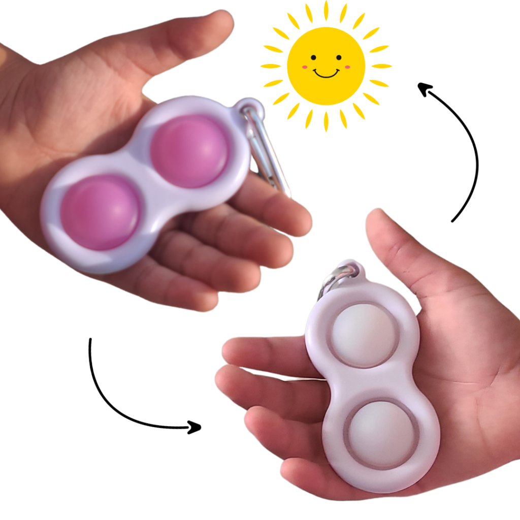 UV Color Changing SIMPLE DIMPLE w/keychain!! – Gifts of Joy – The ...