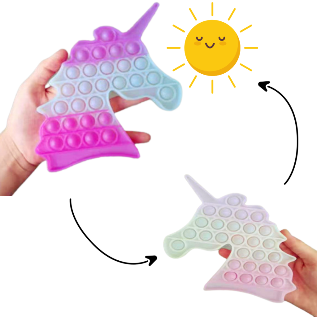 UV Color Changing Unicorn Popper – Gifts of Joy – The Fidget Experts