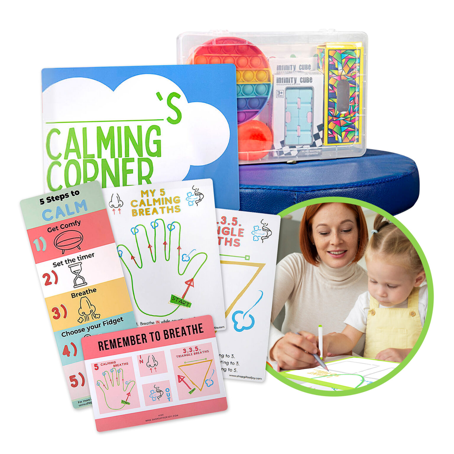 Elementary Calming Corner Kit (PreK-5th) – Gifts of Joy – The Fidget ...