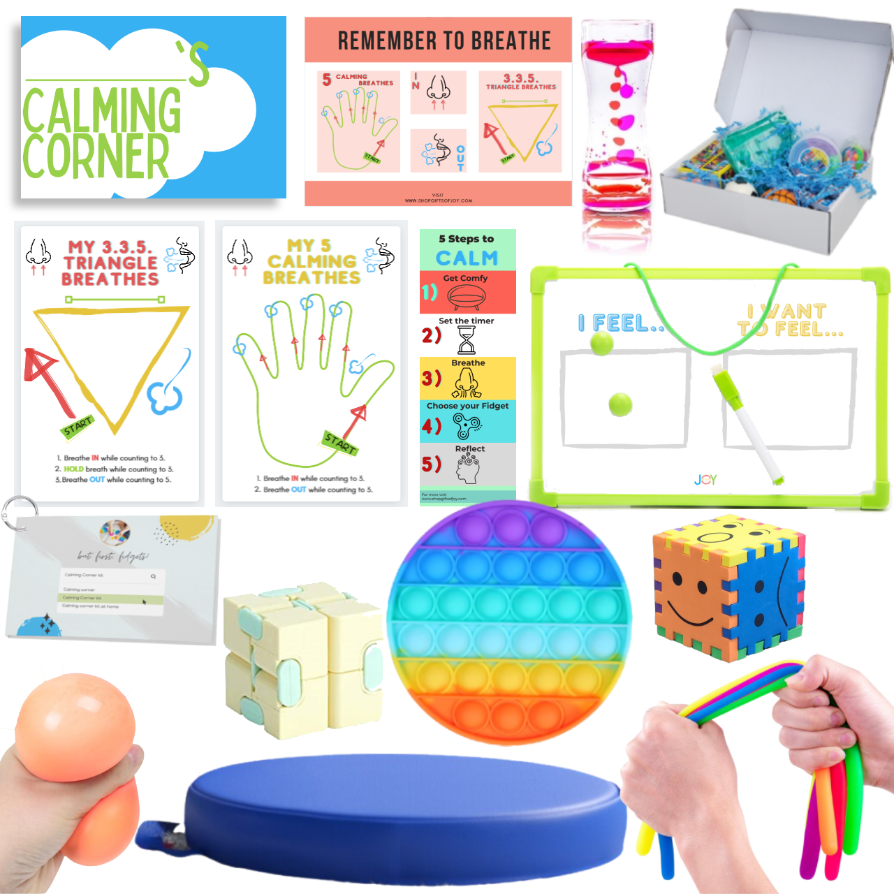 Calming Corner Kit (PreK-5th) – Gifts of Joy – The Fidget Experts